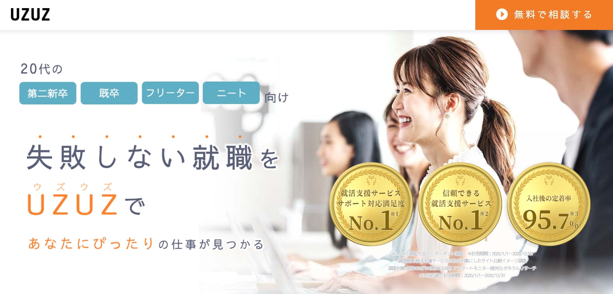 【超図解】UZUZ（ウズウズ）「第二新卒/既卒/20代」の登録方法や入力時の注意点を詳しく解説 | 転職サイト登録なび